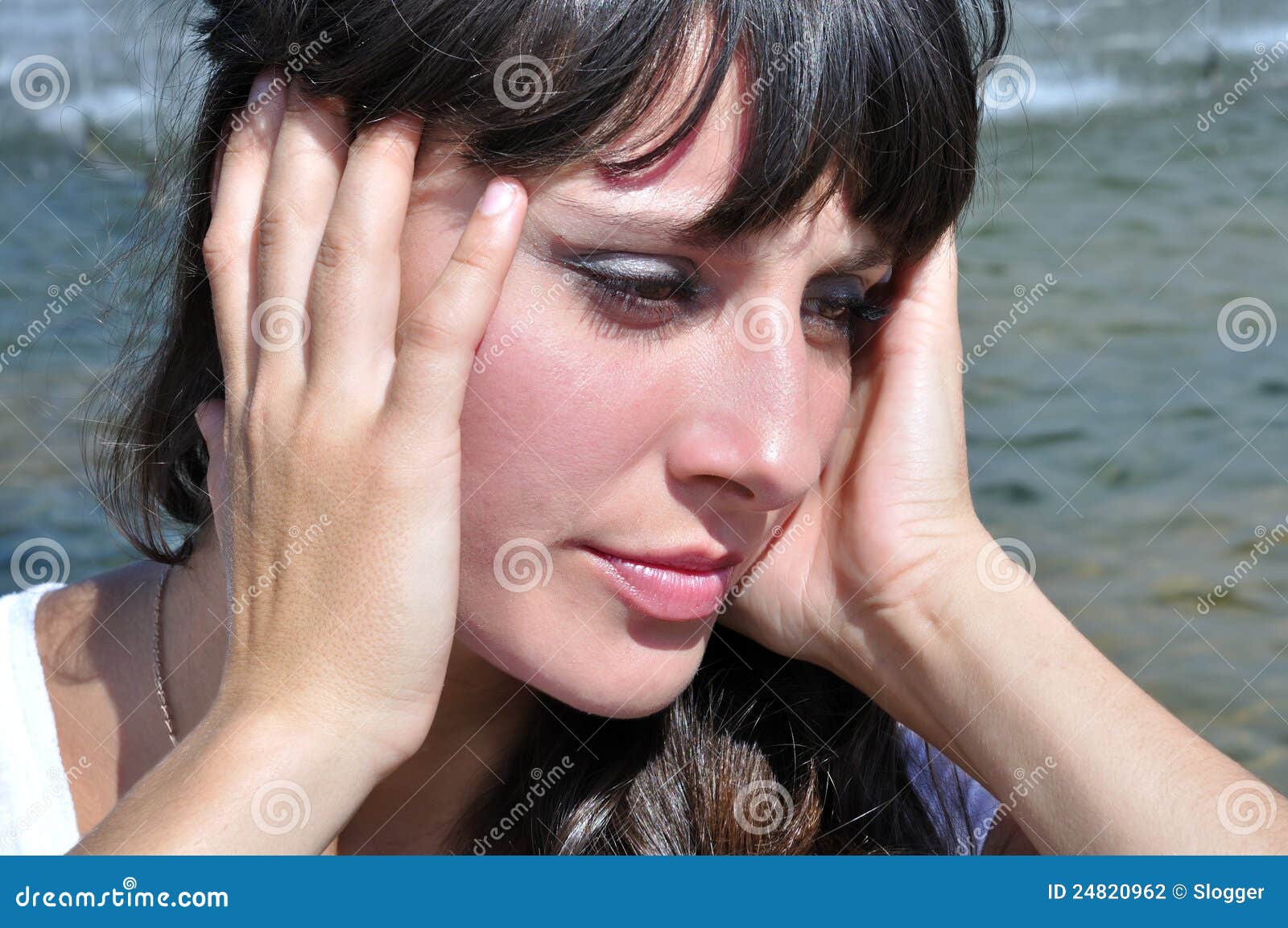 Hitteberoerte stock foto. Image of water, vermoeid, hitte - 24820962