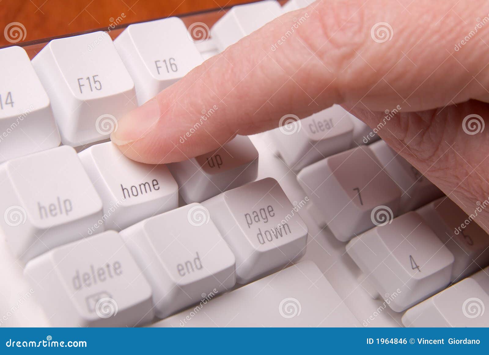 Hitting the home key stock photo. Image of clipping, technology - 1964846