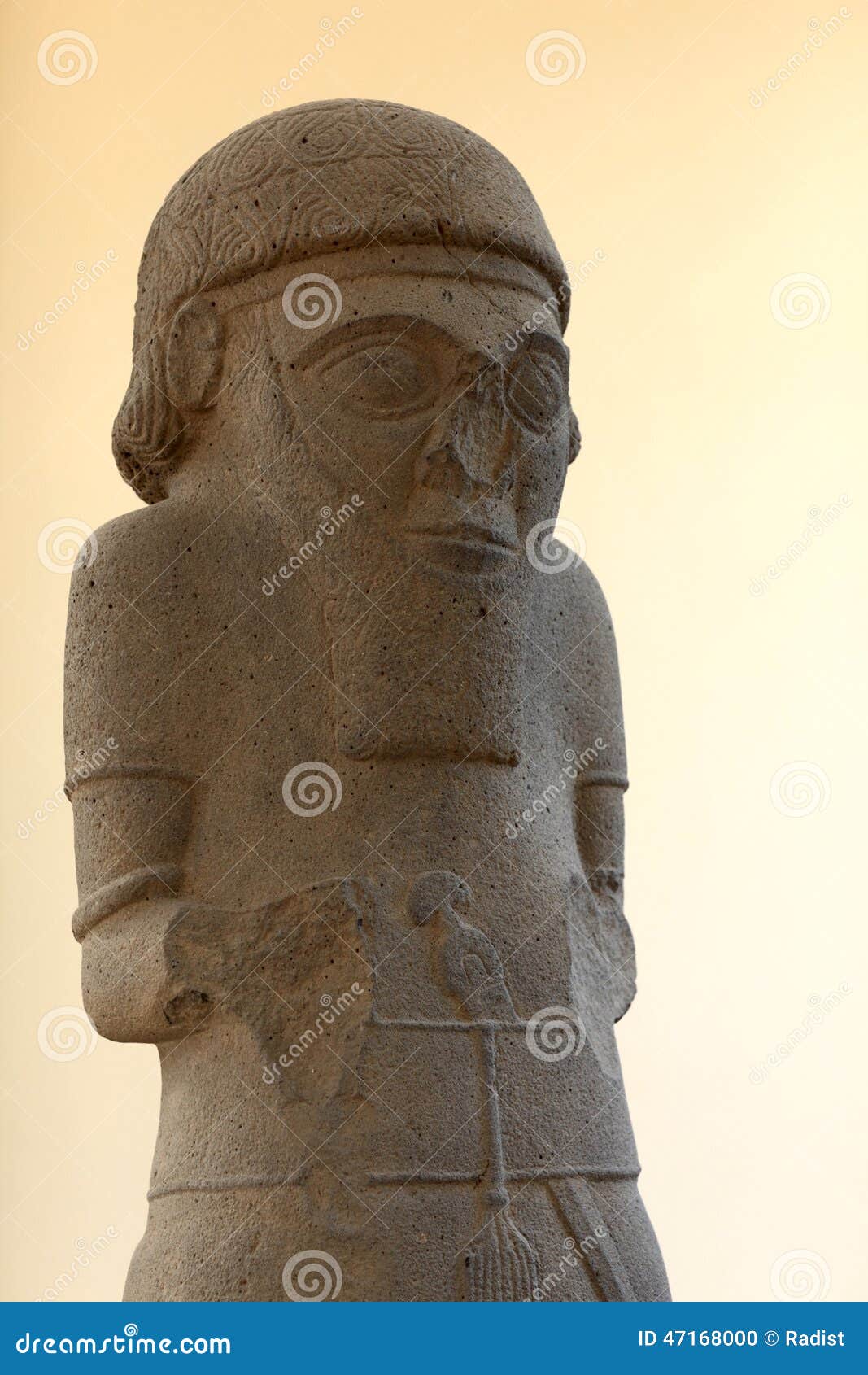 Hittite Statue with Base stock photo. Image of history - 47168000