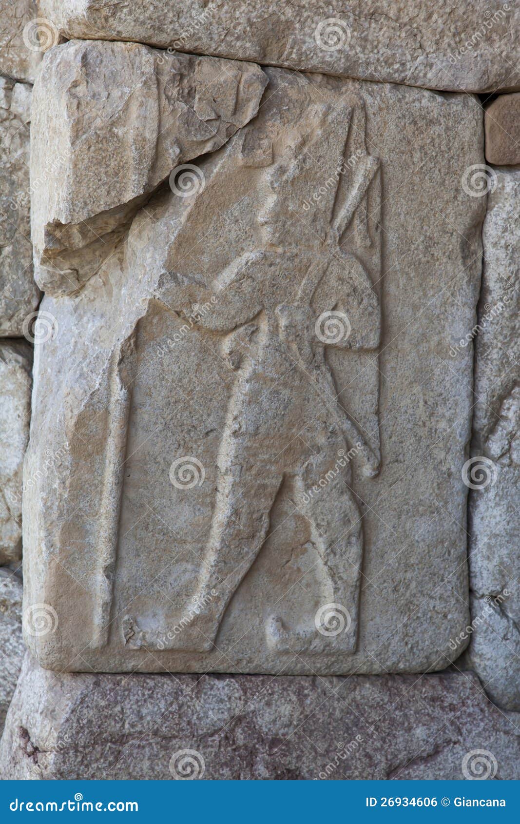 Hittites King Relief stock photo. Image of relief, ancient - 26934606