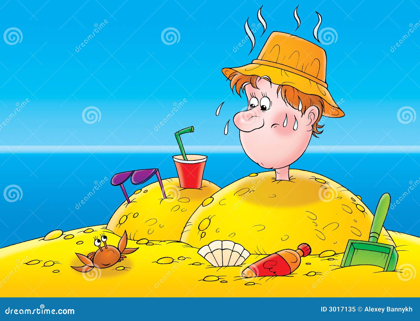 Hitze stock abbildung. Illustration von strand, hand, ikone - 3017135