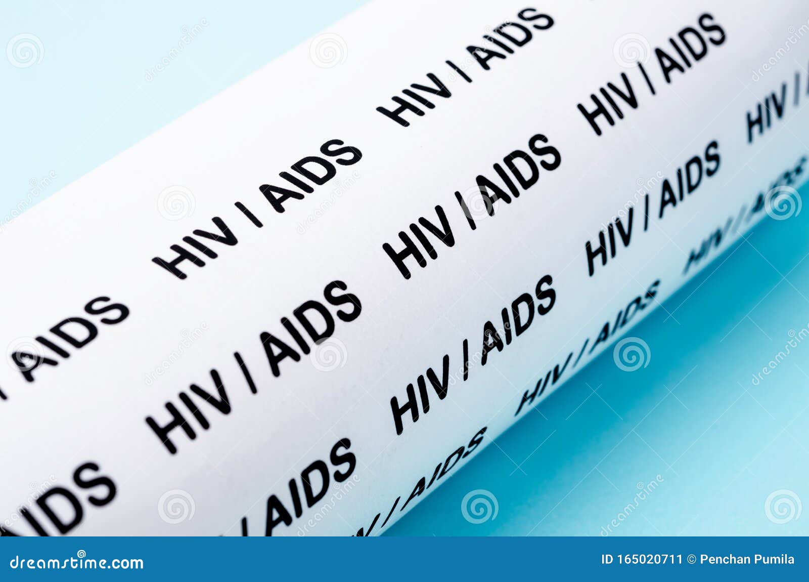 HIV / AIDS paper stock image. Image of epidemic, immunize - 165020711