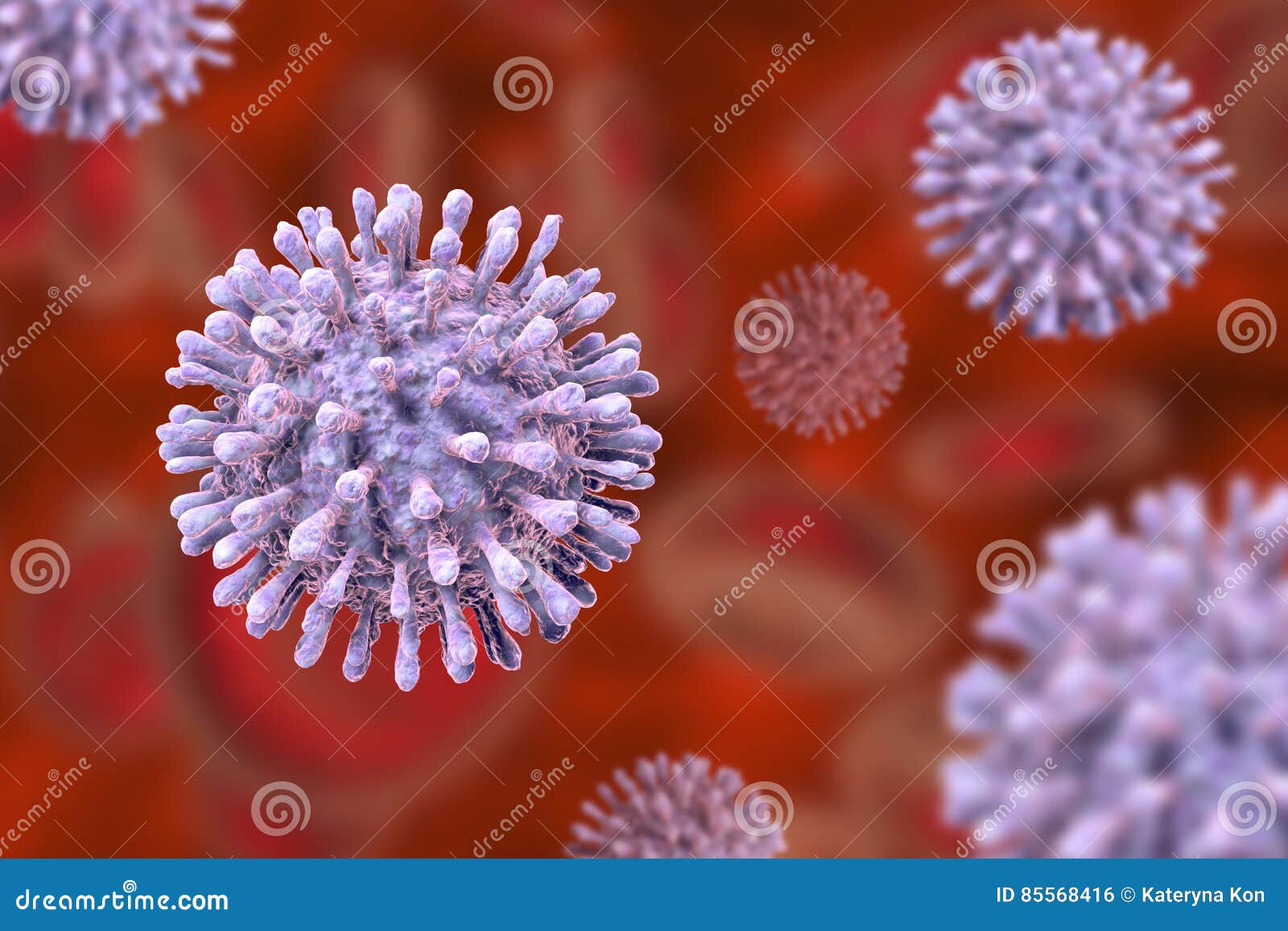HIV het virus van AIDS stock illustratie. Illustration of ...