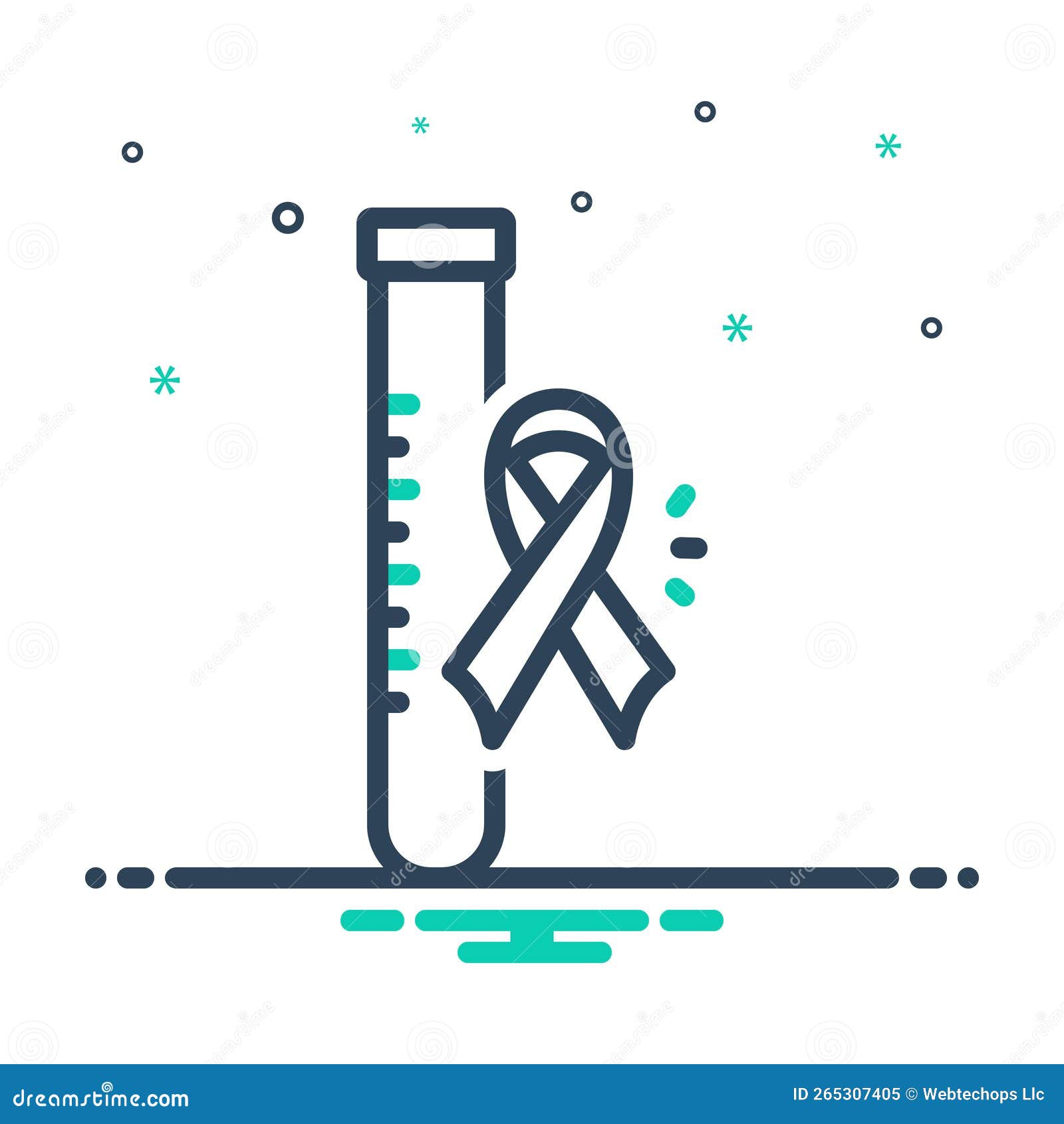 Mix Icon for Hiv, Test and Scale Stock Vector - Illustration of icon ...