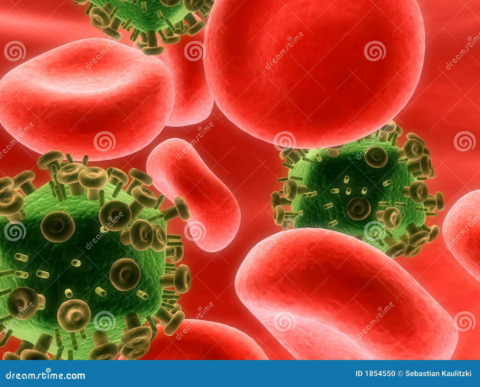 Hiv-virus illustrazione di stock. Illustrazione di macro - 1854550