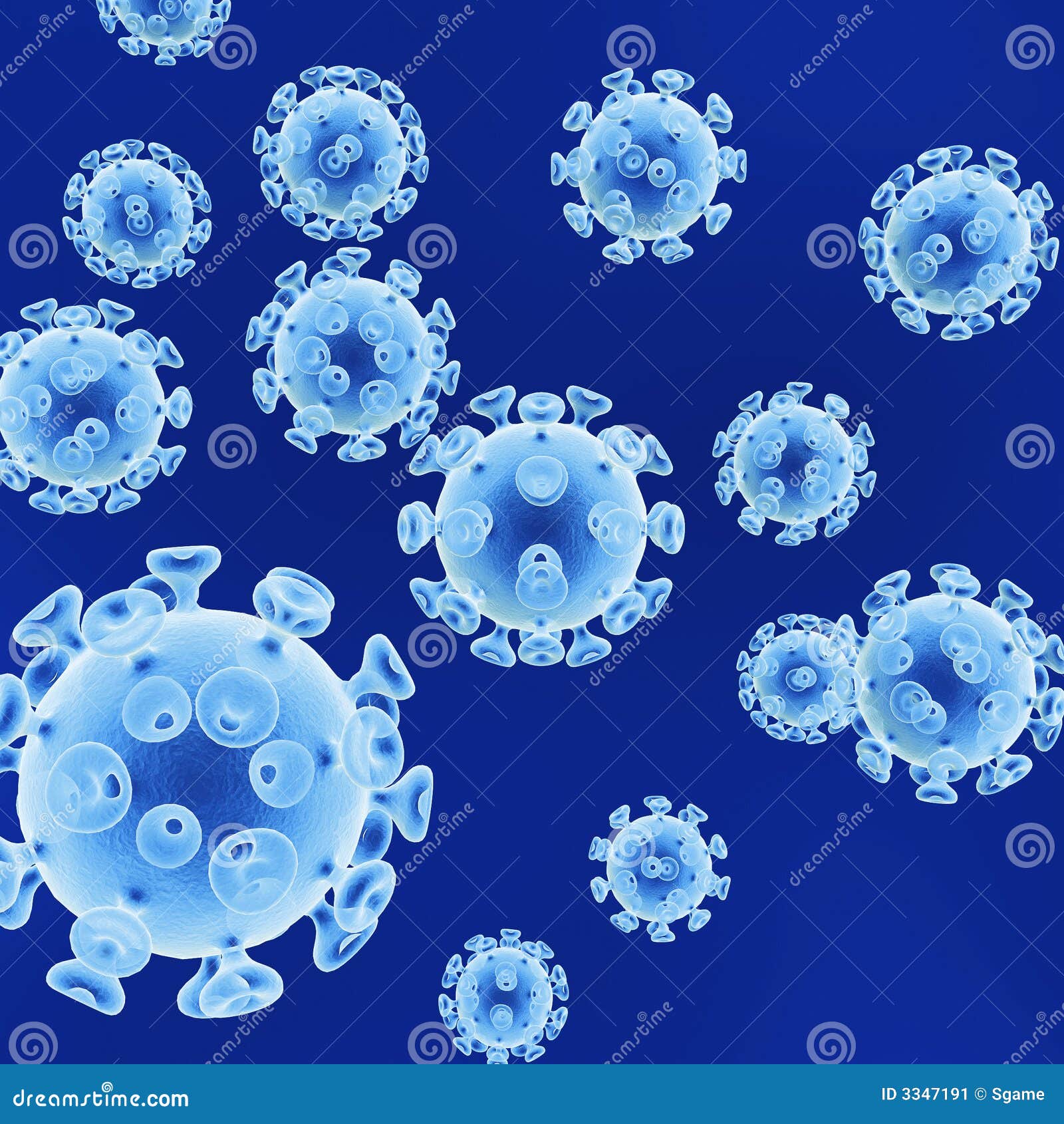 HIV virus stock illustration. Illustration of bacterium - 3347191
