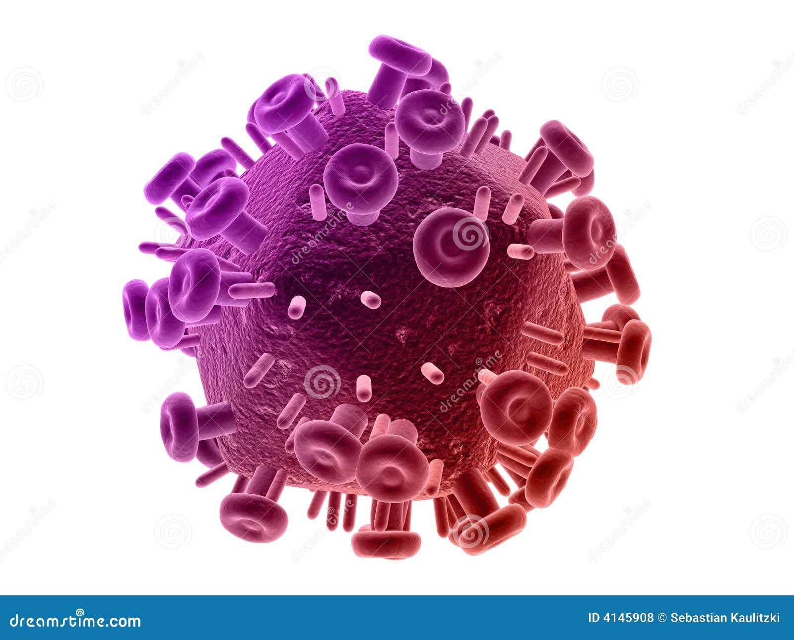 Hiv virus stock illustration. Illustration of health, experiment - 4145908
