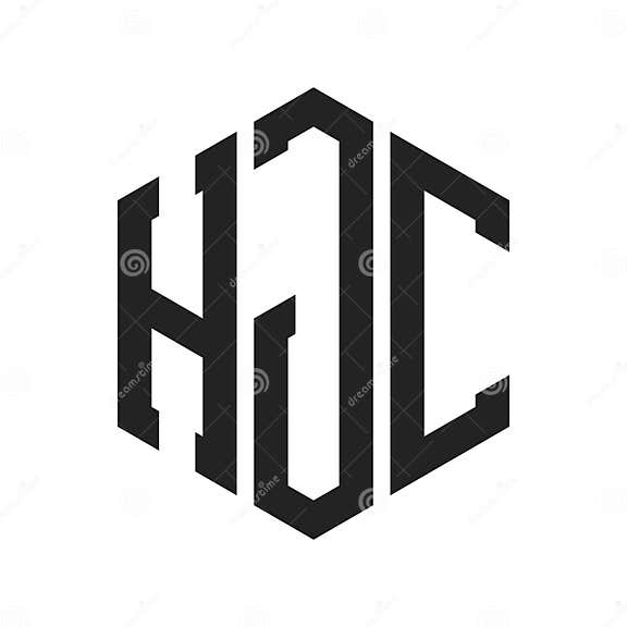 HJC Logo Design. Initial Letter HJC Monogram Logo Using Hexagon Shape ...