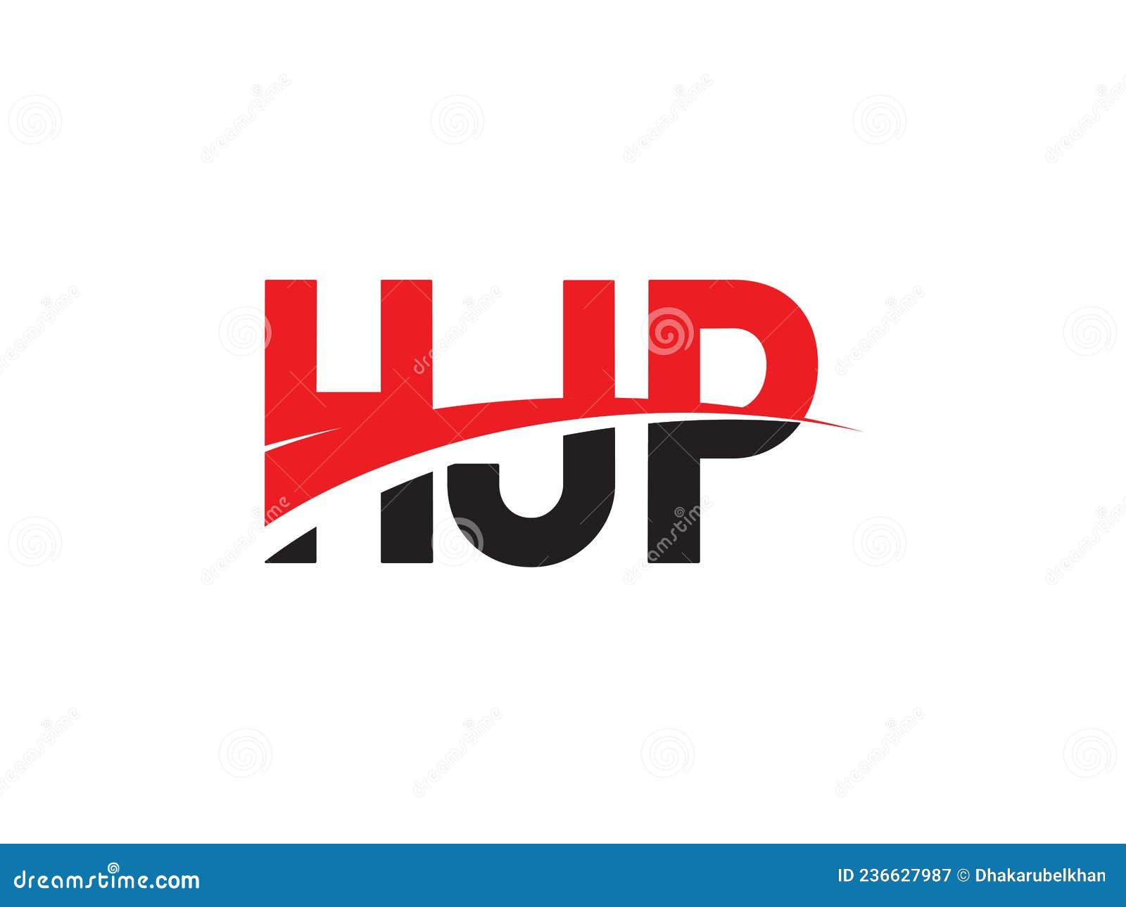 HJP Letter Initial Logo Design Vector Illustration Stock Vector ...