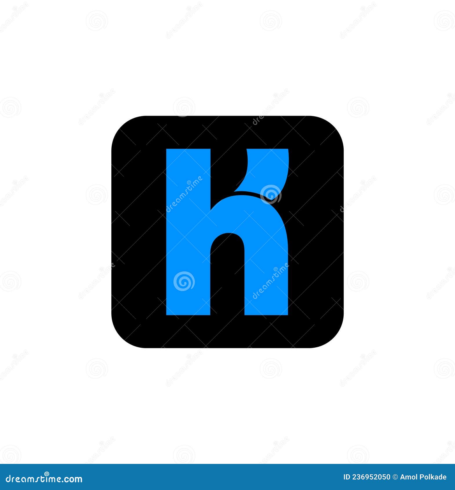 HK Letters Company Name Initial Logo. HK Typography Logo Stock Vector ...