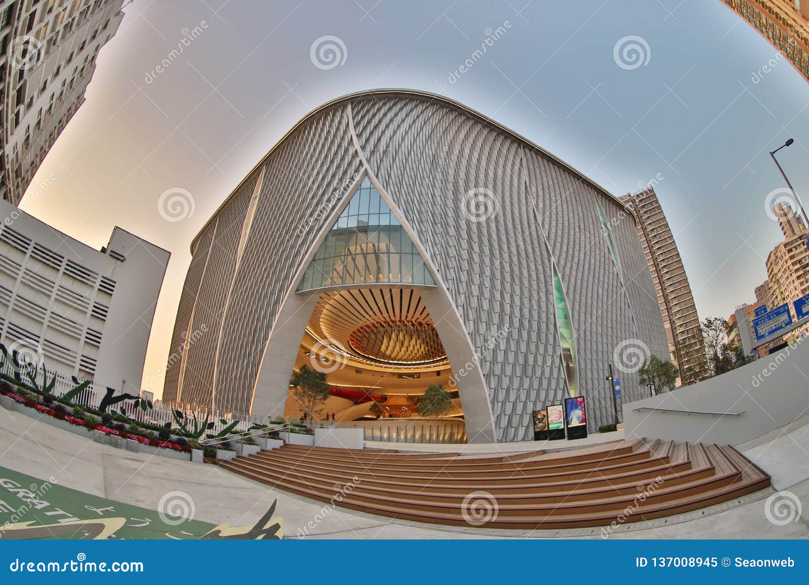 A Hk Opera House. at West Kowloon Side Editorial Image - Image of opera ...