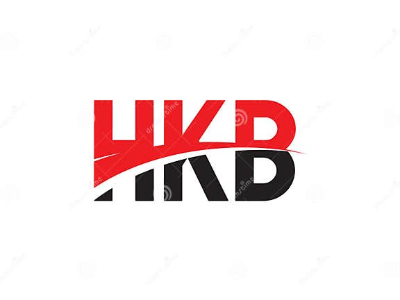 HKB Letter Initial Logo Design Vector Illustration Stock Vector ...