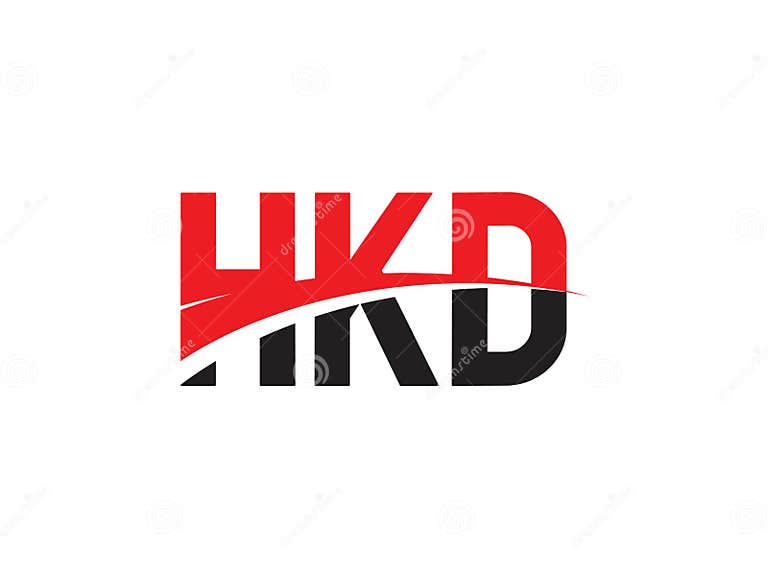 HKD Letter Initial Logo Design Vector Illustration Stock Vector ...