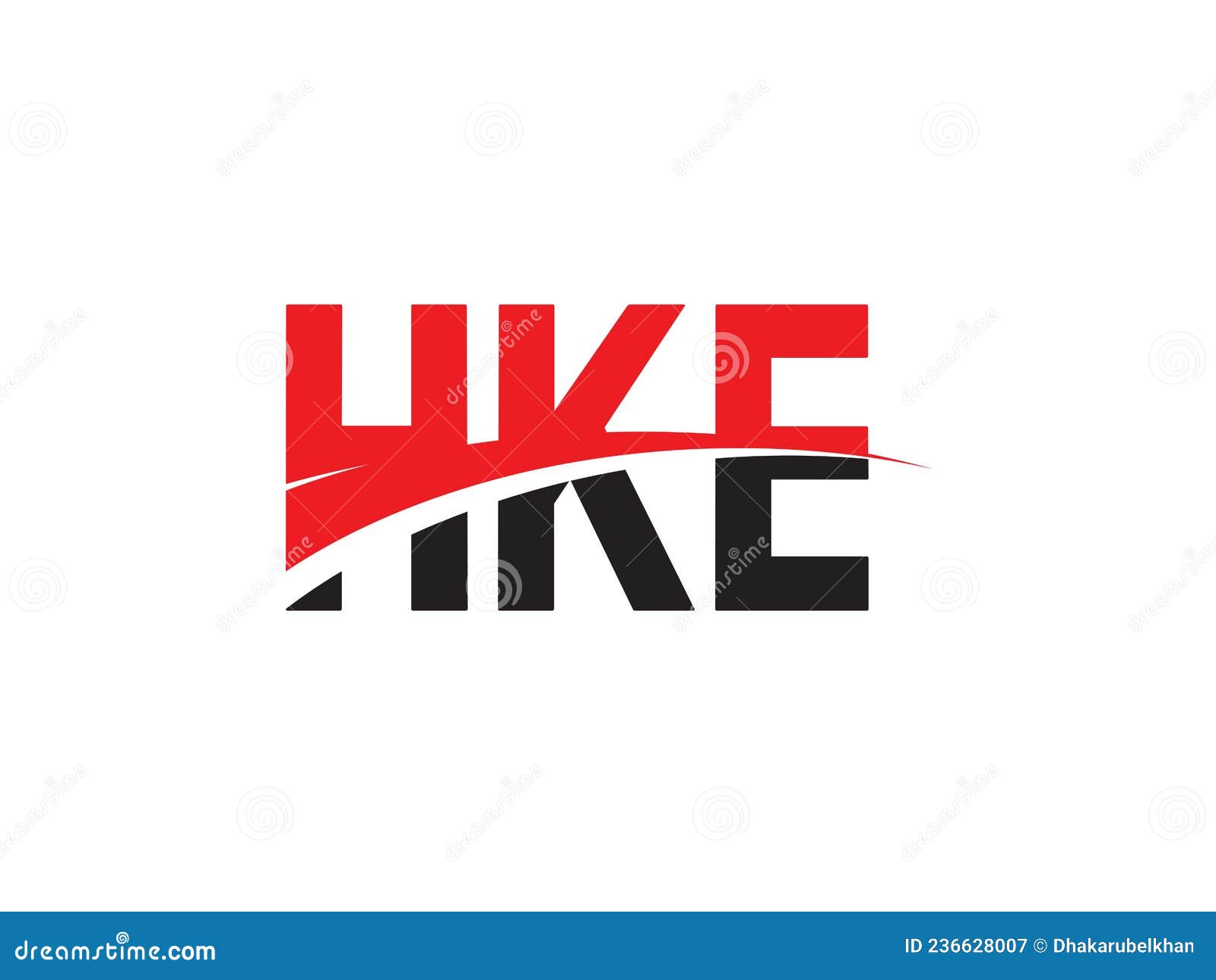 HKE Letter Initial Logo Design Vector Illustration Stock Vector ...