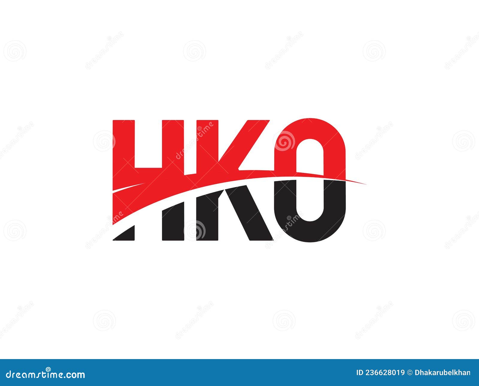 HKO Letter Initial Logo Design Vector Illustration Stock Vector ...