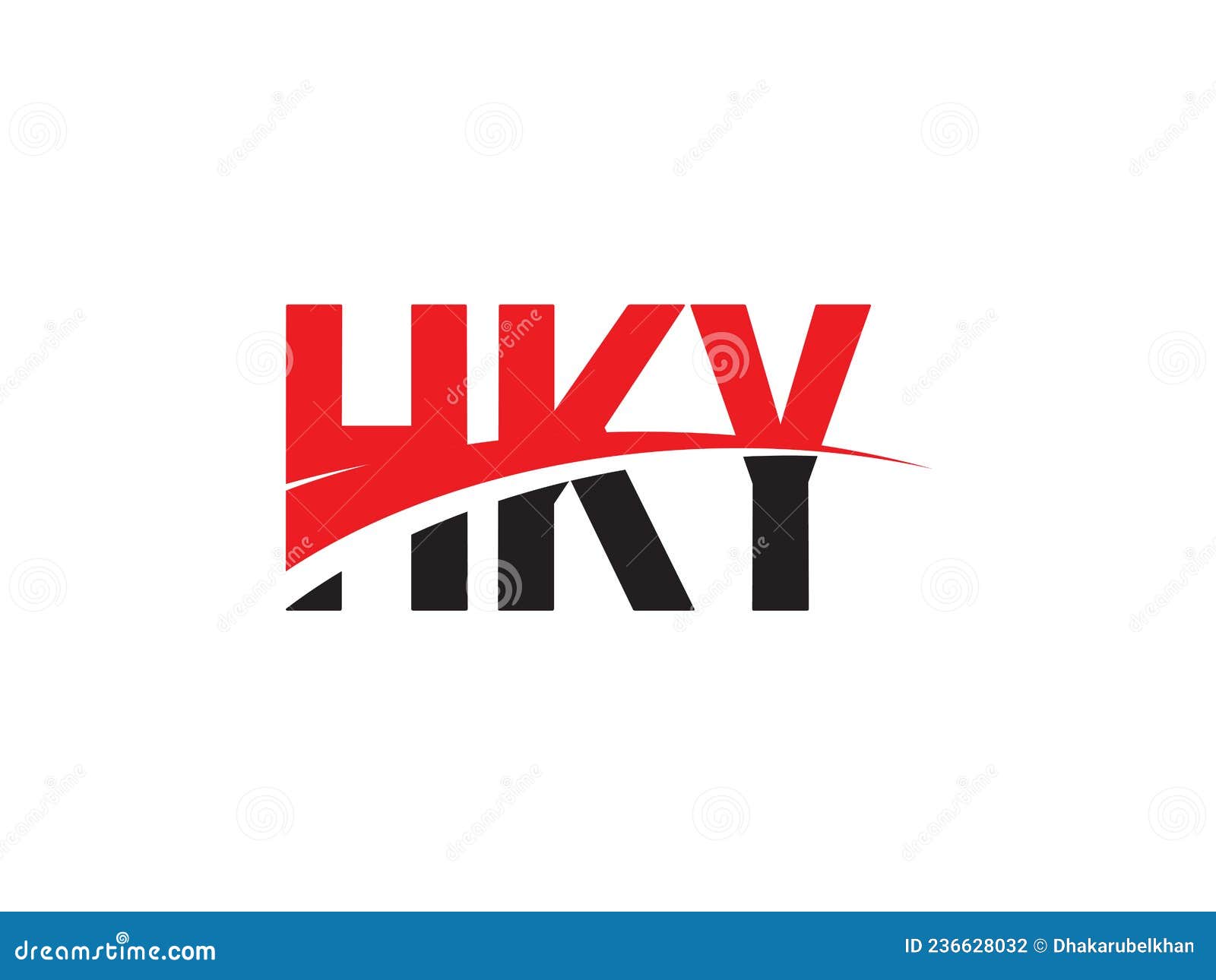 HKY Letter Initial Logo Design Vector Illustration Stock Vector ...