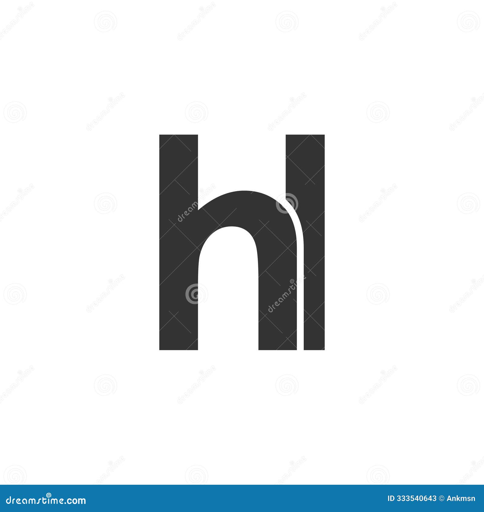 HL Creative Geometric Initial Based Modern and Minimal Logo. Letter H L ...