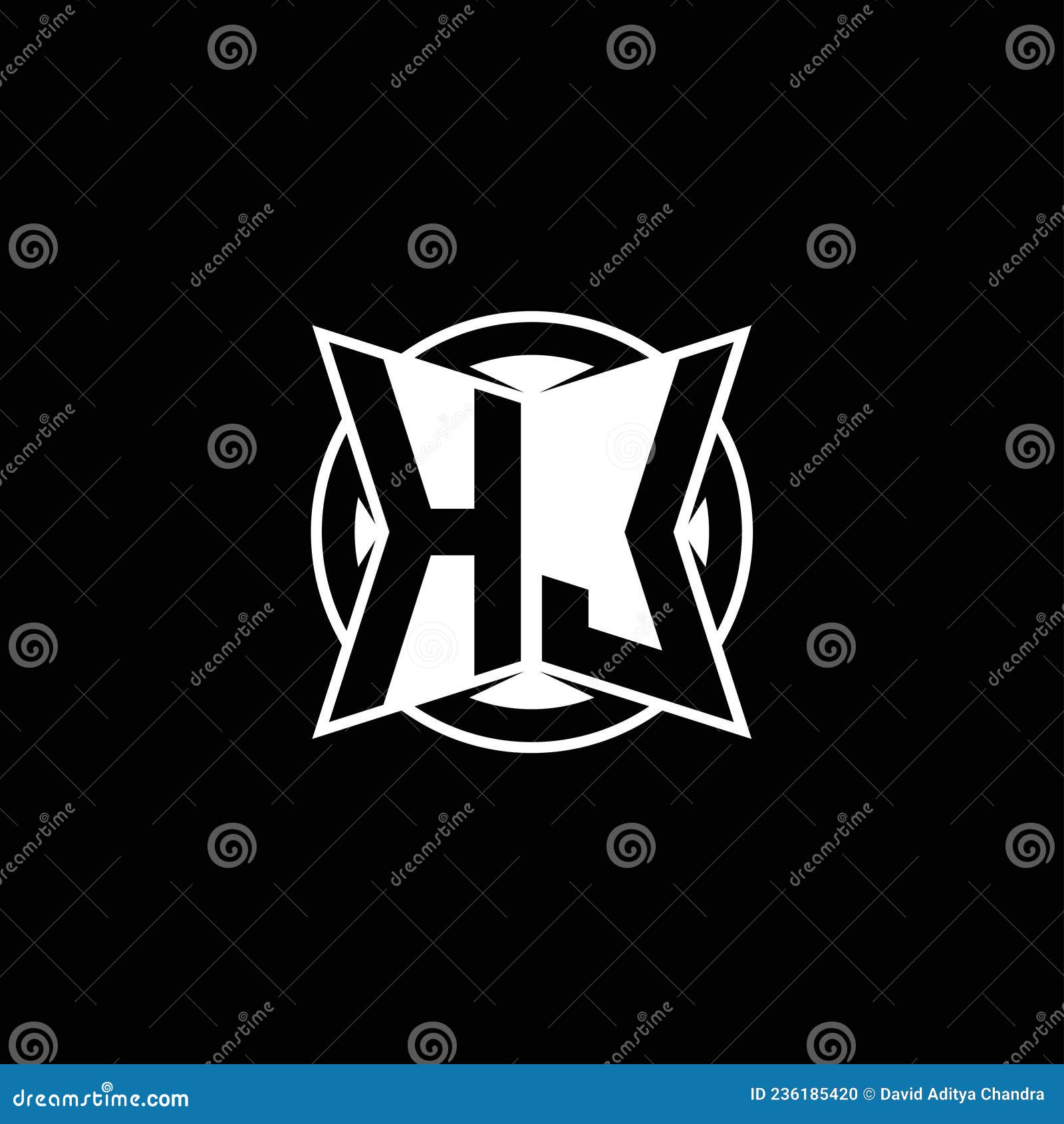 HL Logo Monogram Design Template Stock Vector - Illustration of element ...