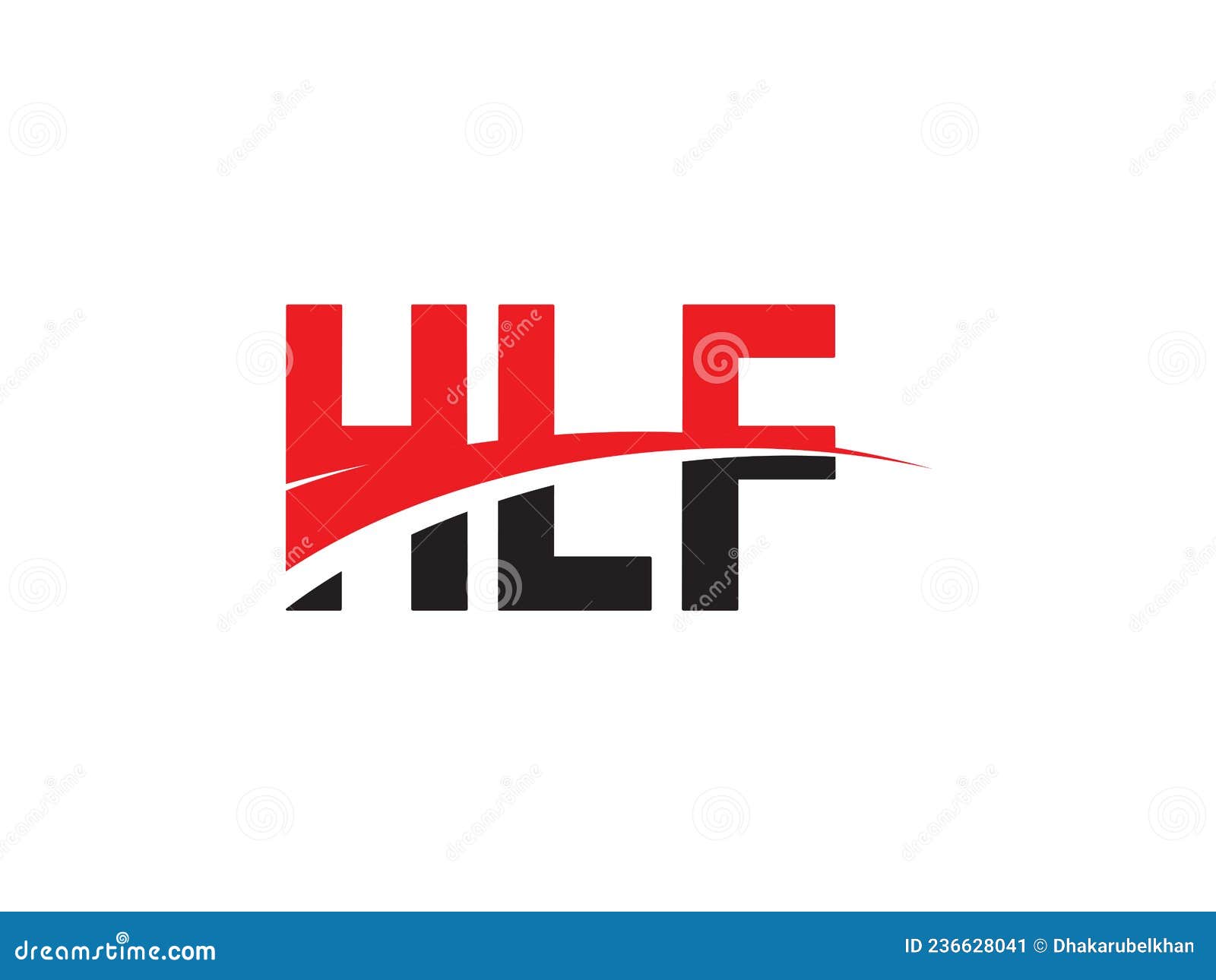HLF Letter Initial Logo Design Vector Illustration Stock Vector ...