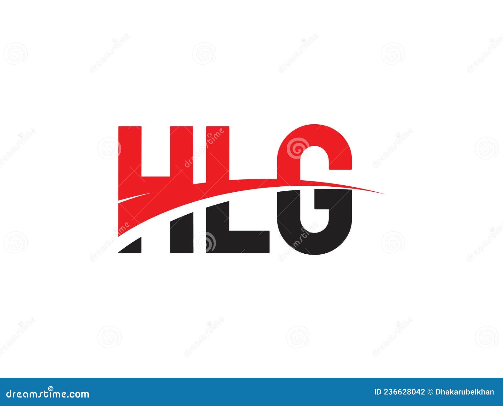 HLG Letter Initial Logo Design Vector Illustration Stock Vector ...