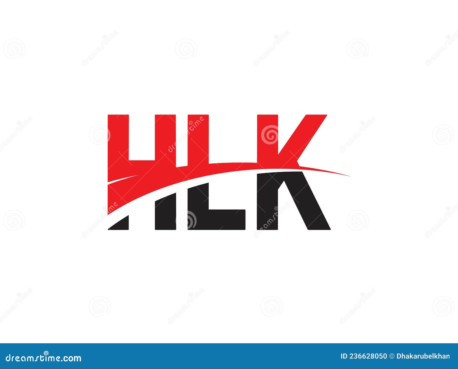 HLK Letter Initial Logo Design Vector Illustration Stock Vector ...