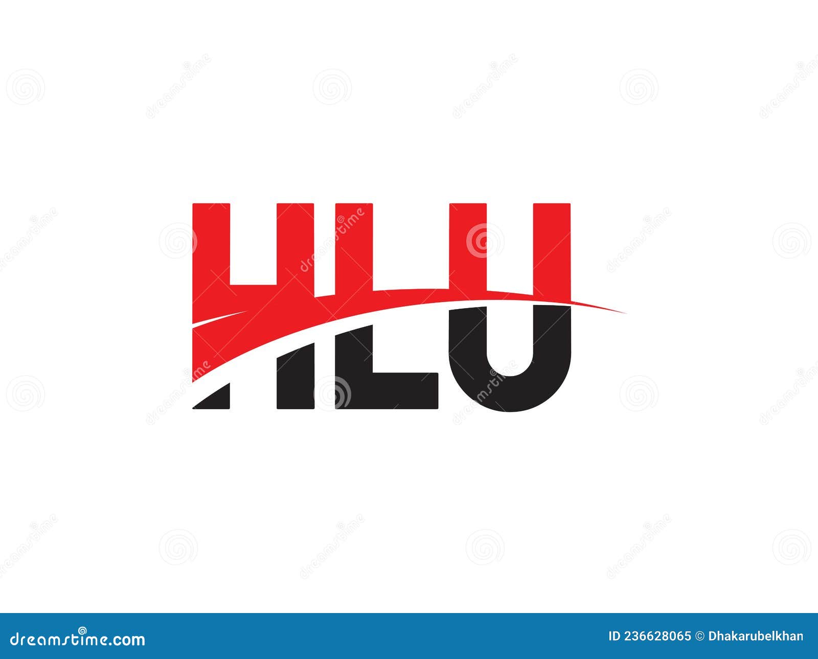 HLU Letter Initial Logo Design Vector Illustration Stock Vector ...