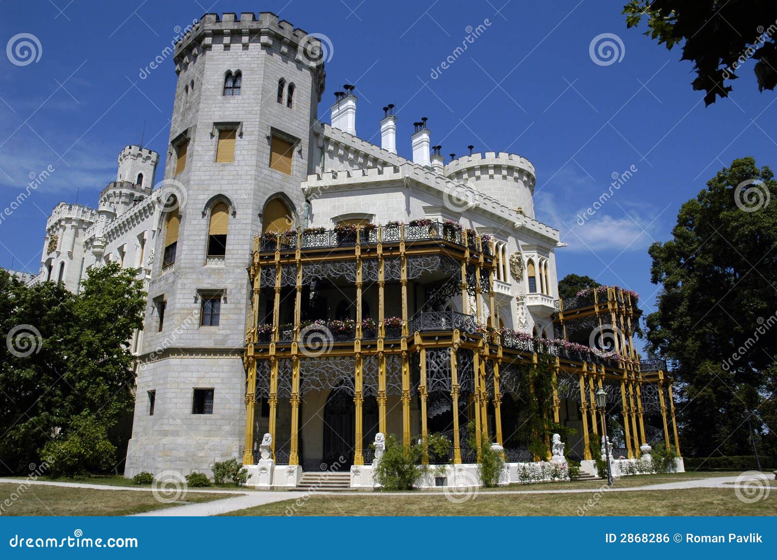 Hluboka nad Vltavou stock photo. Image of european, heritage - 2868286