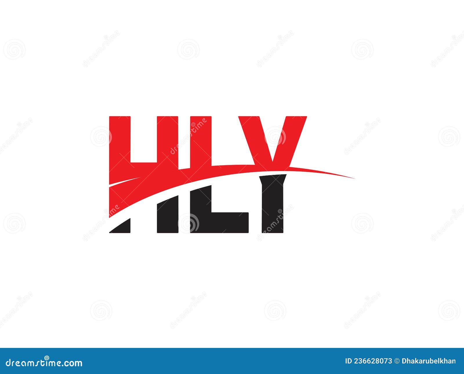 HLY Letter Initial Logo Design Vector Illustration Stock Vector ...