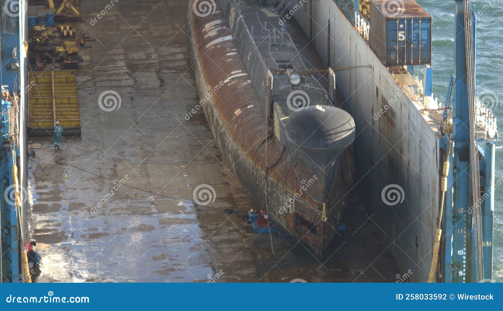 HMAS Otama Submarine Being Transported. Editorial Photography - Image ...