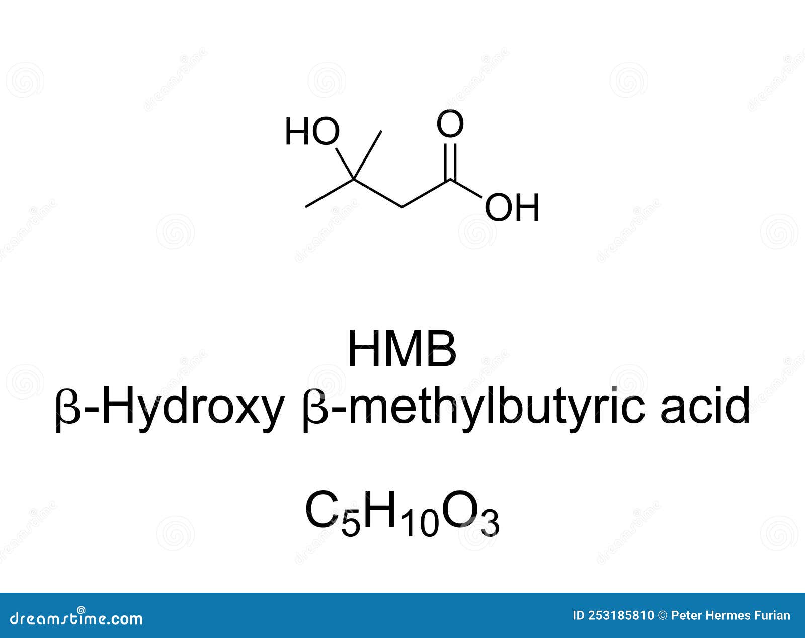 Beta-hydroxy Beta-methylbutyric Acid, HMB, Beta-Hydroxyisovaleric Acid ...
