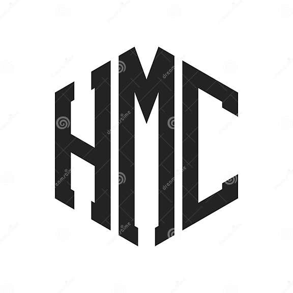 HMC Logo Design. Initial Letter HMC Monogram Logo Using Hexagon Shape ...