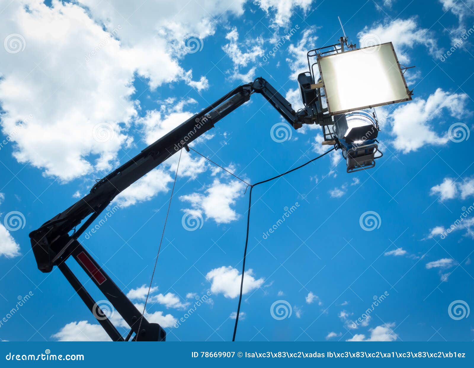 HMI Daylight Projector Hanging Stock Image - Image of lamp, grip: 78669907