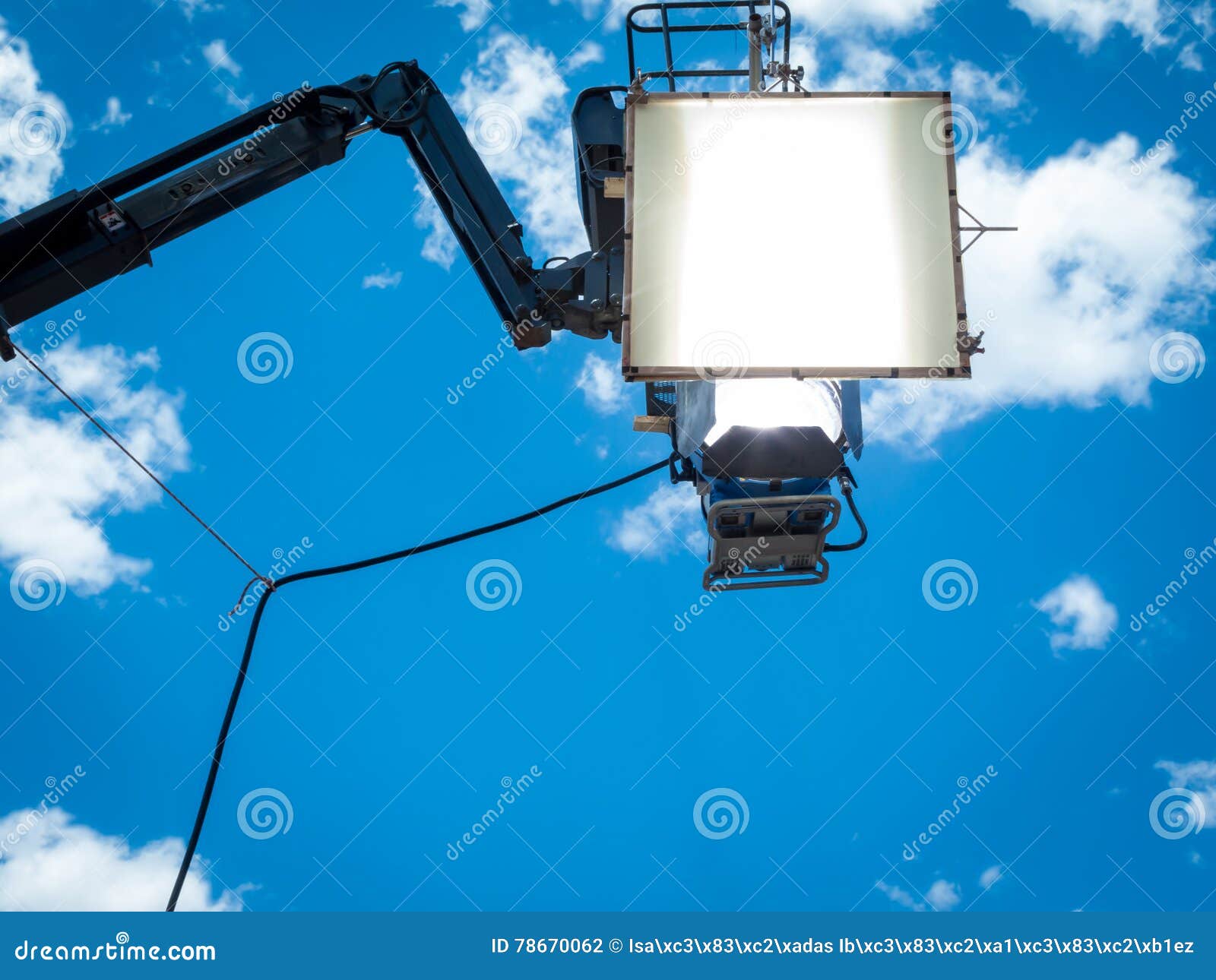 HMI Daylight Projector Hanging Stock Photo - Image of production, lamp ...