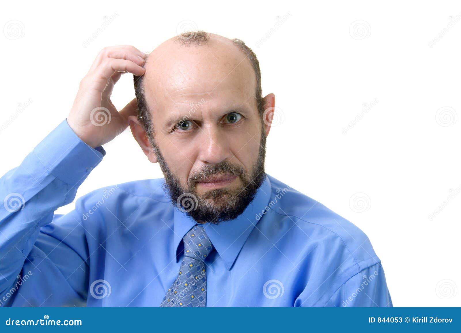Hmmm... stock image. Image of businessman, clueless, frustrated - 844053