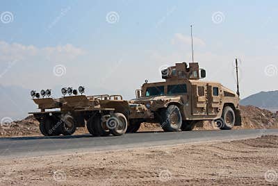HMMWV Mine Roller editorial photo. Image of radio, hmmwv - 17875031