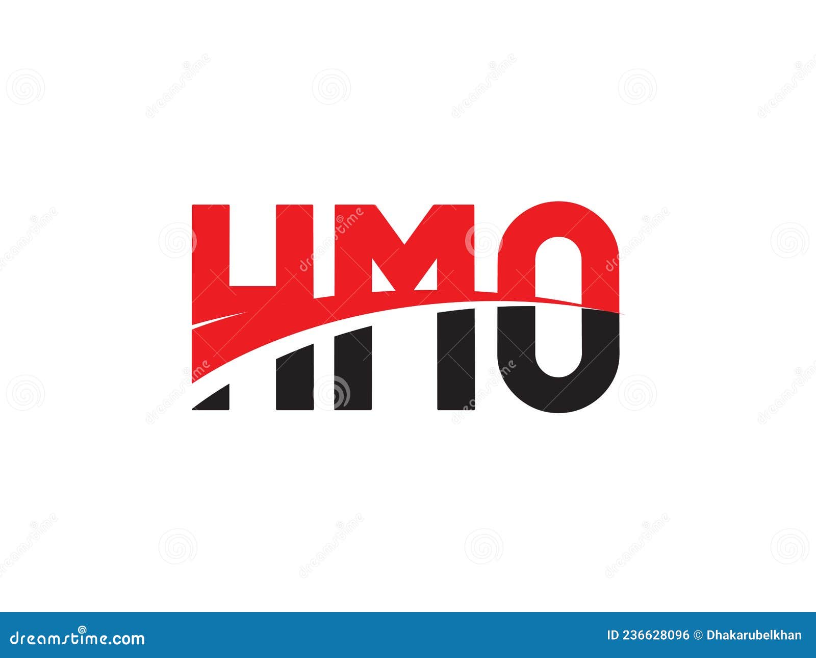 HMO Letter Initial Logo Design Vector Illustration Stock Vector ...