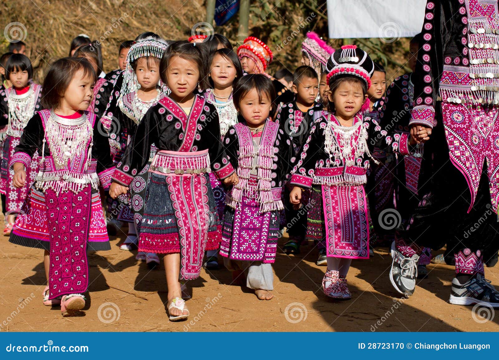 Hmong Hill Tribe Children Editorial Image - Image: 28723170