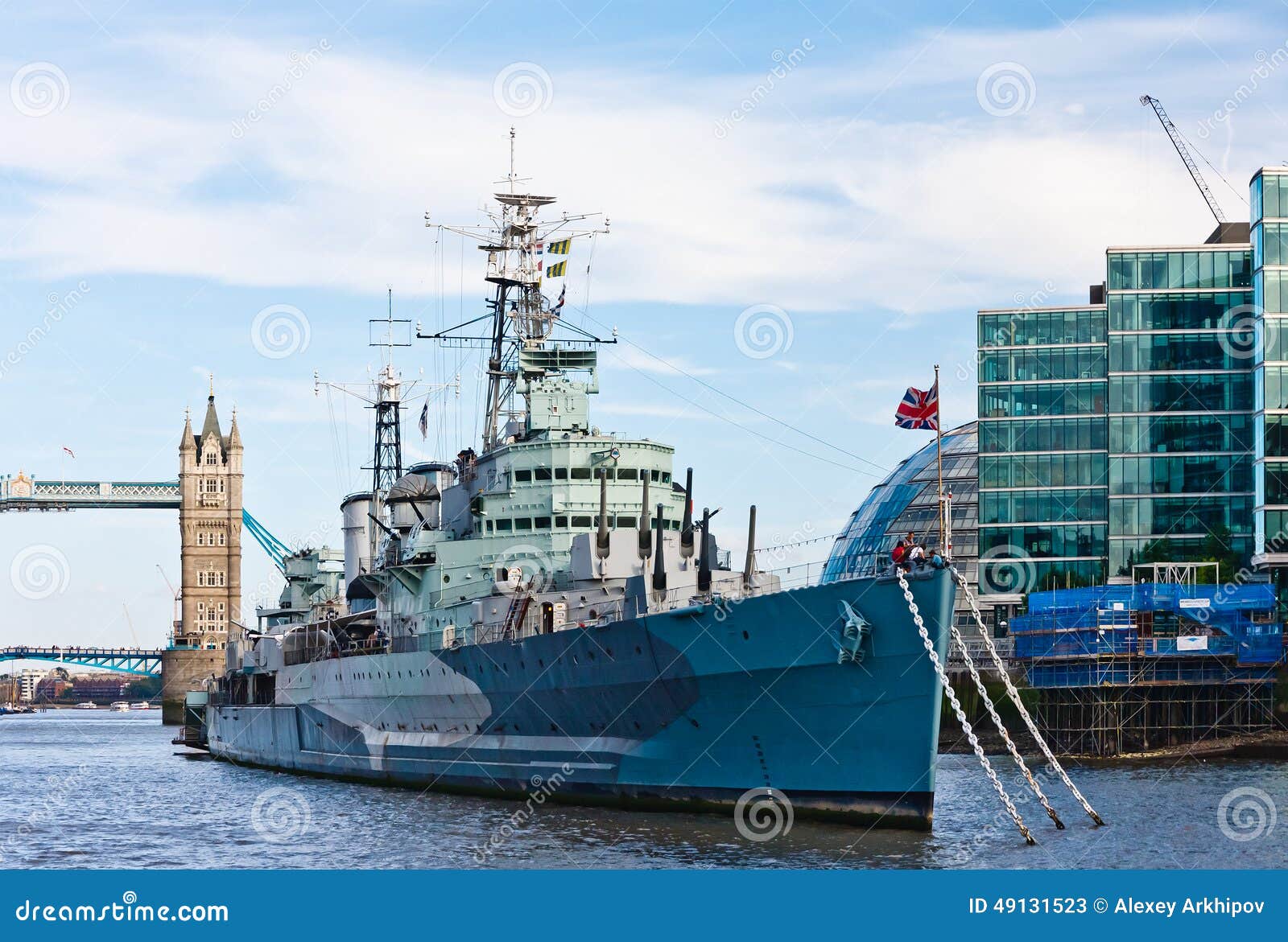 HMS Belfast editorial stock photo. Image of nautical - 49131523