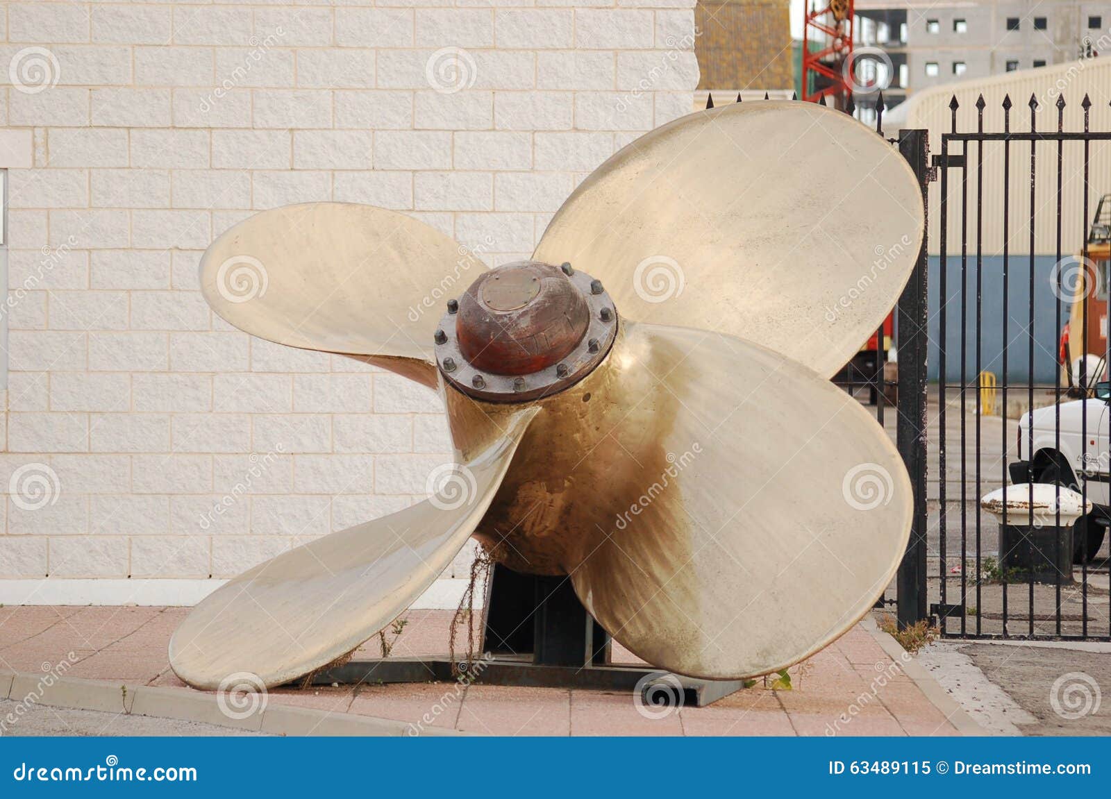 Ships Propeller in Gibraltar Stock Image - Image of carolina, shannon ...