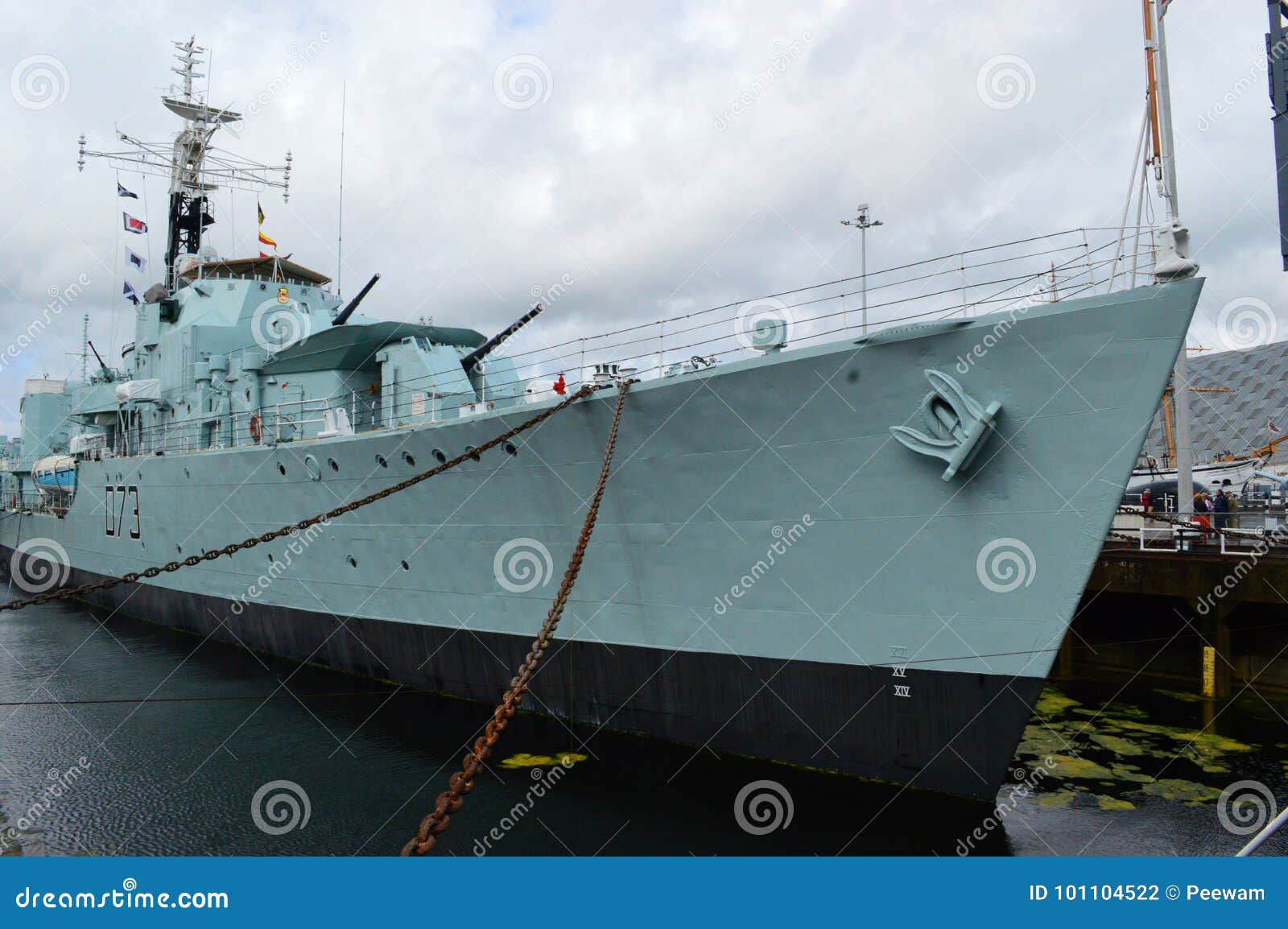 HMS Cavalier at Chatham Historic Dockyard Kent, UK Editorial ...