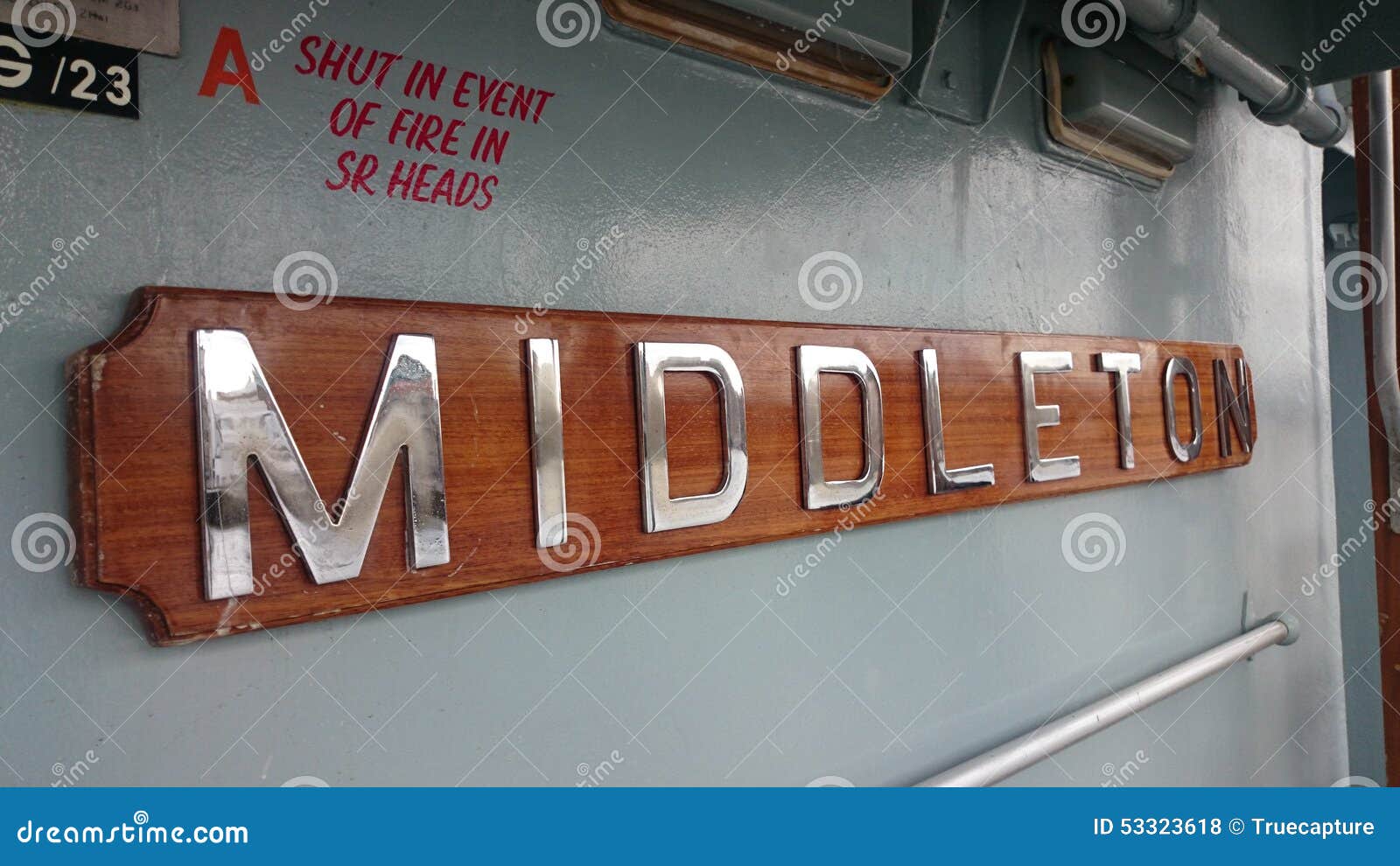 HMS Middleton editorial stock photo. Image of font, middleton - 53323618