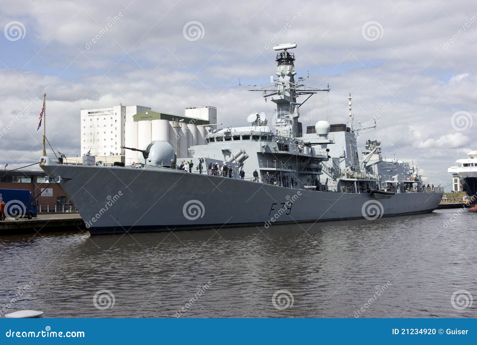 HMS Portland at Leith, Edinburgh, Scotland Editorial Image - Image of ...