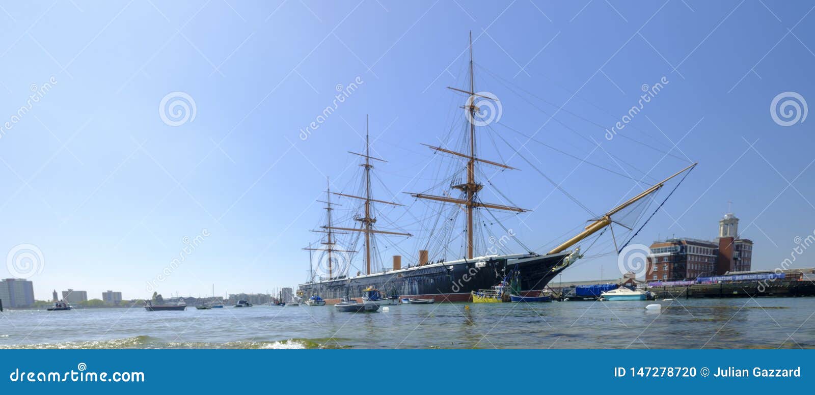 HMS Warrior (1862) - the First British Ironclad Battleship Built for ...