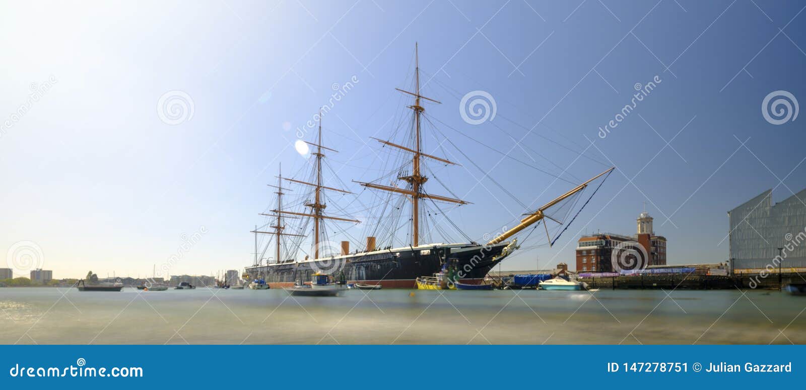 HMS Warrior (1862) - the First British Ironclad Battleship Built for ...