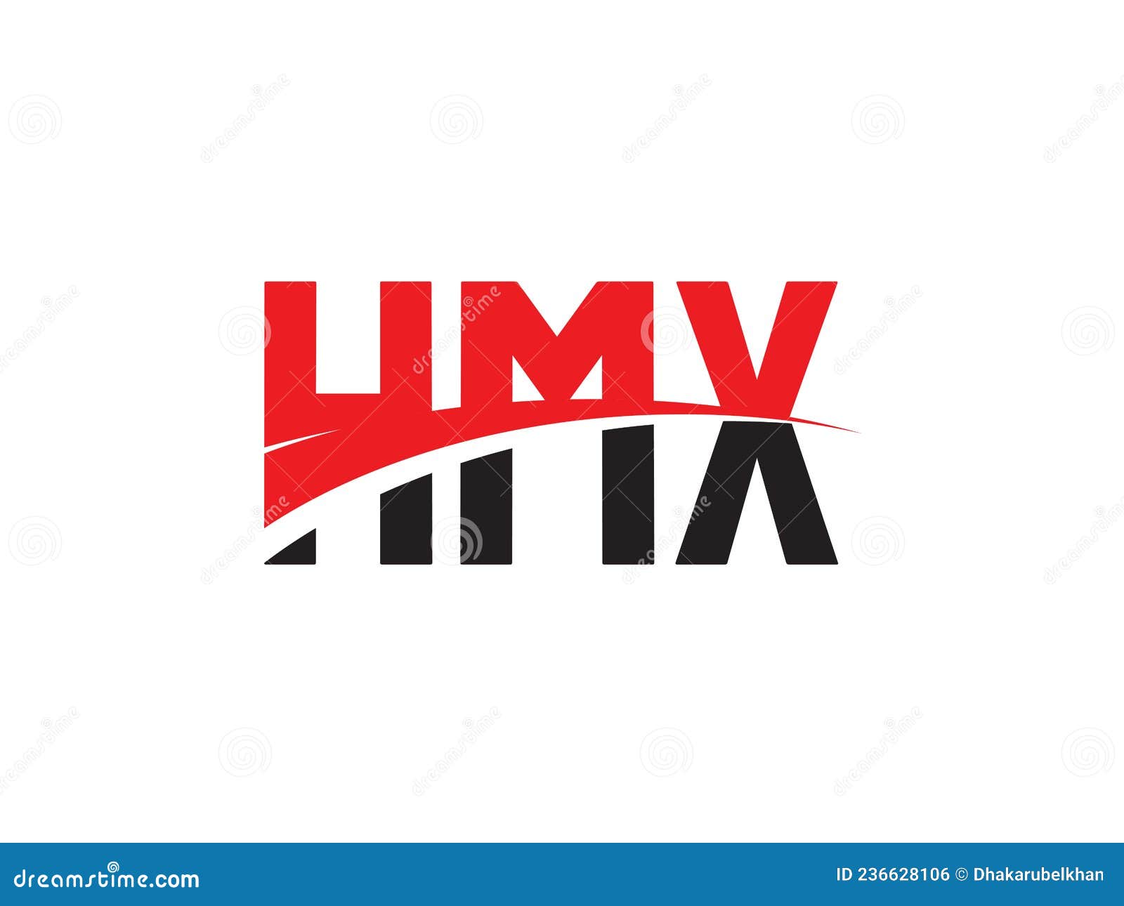 HMX Letter Initial Logo Design Vector Illustration Stock Vector ...