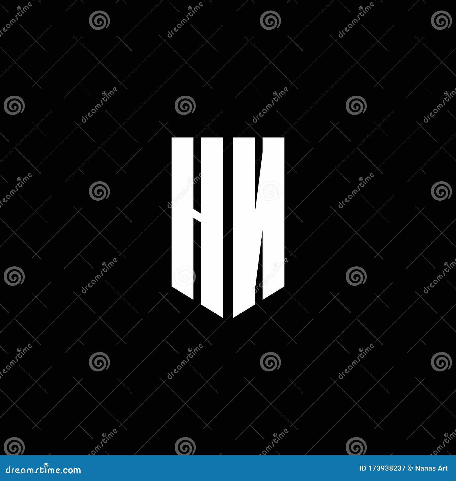 HN Logo Monogram with Emblem Style Isolated on Black Background Stock ... HN Logo Monogram with Emblem Style Isolated on Black Background Stock ...