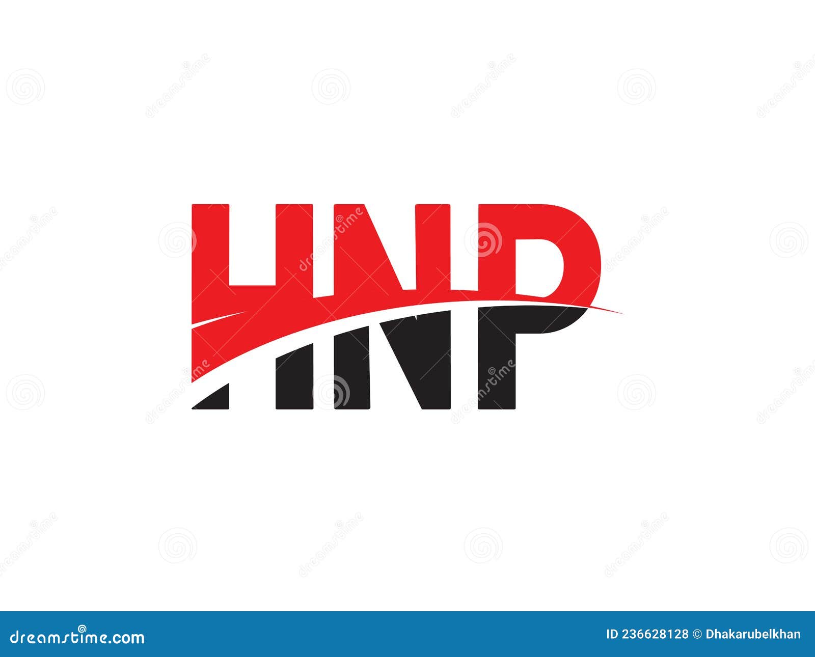 HNP Letter Initial Logo Design Vector Illustration Stock Vector ...