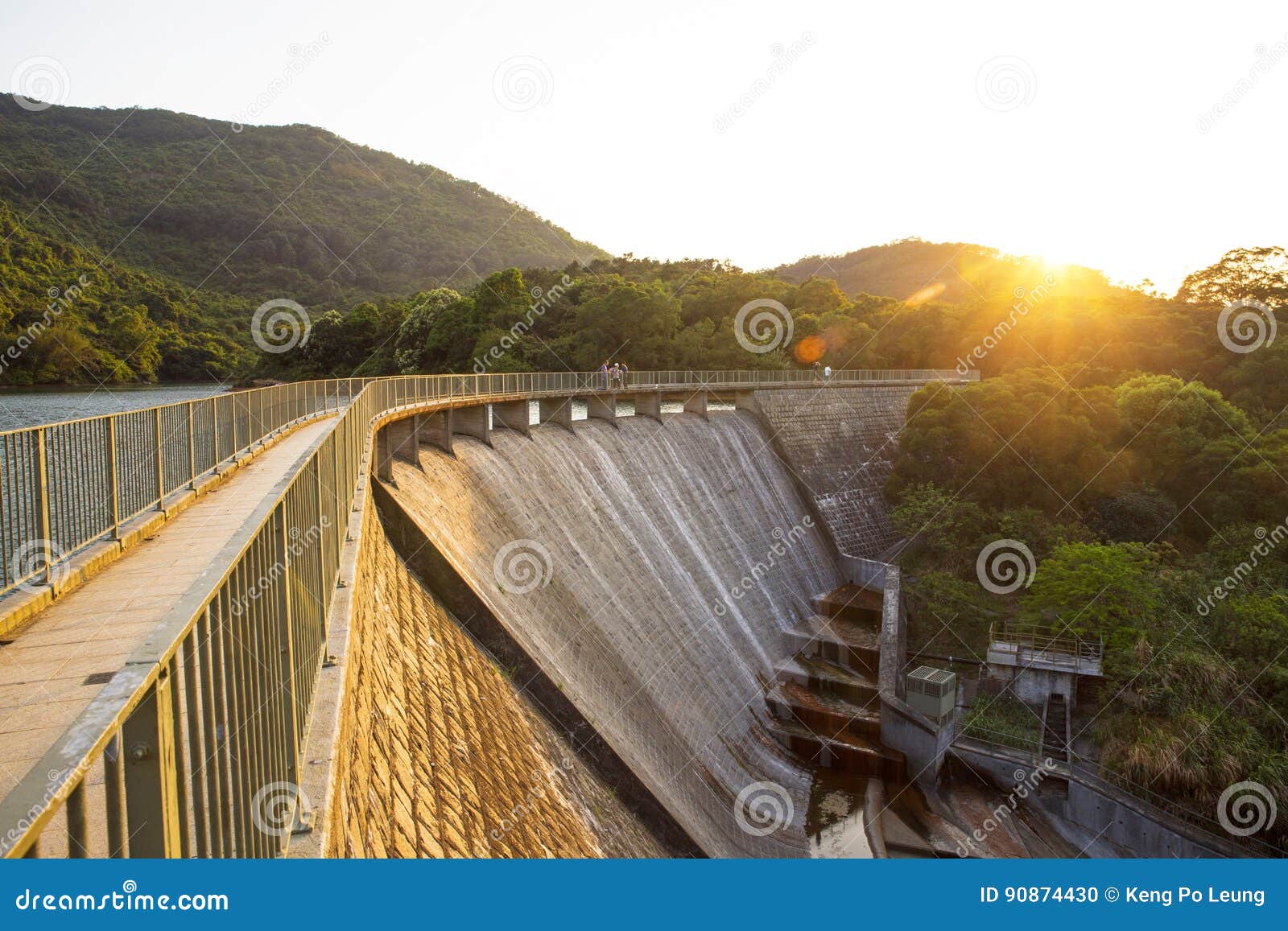 Ho Pui Reservoir - Yuen Long Stockfoto - Bild von wildnis, blau: 90874430