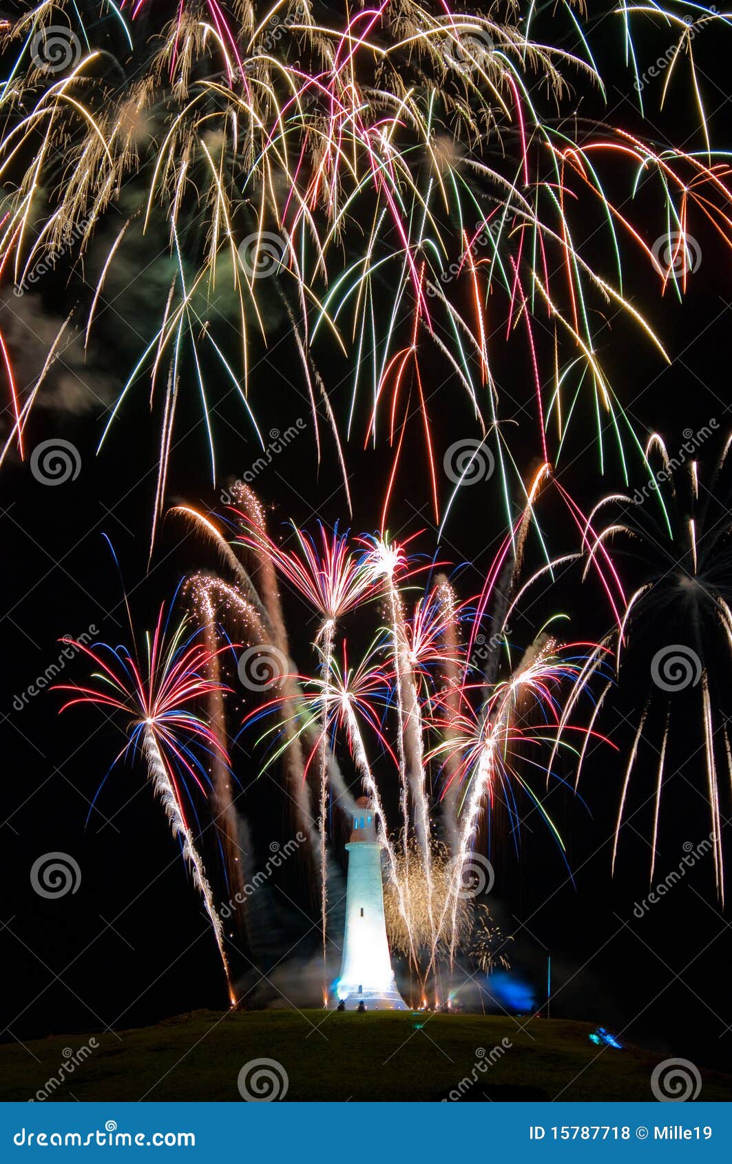 Hoad Monument Fireworks stock photo. Image of monument - 15787718