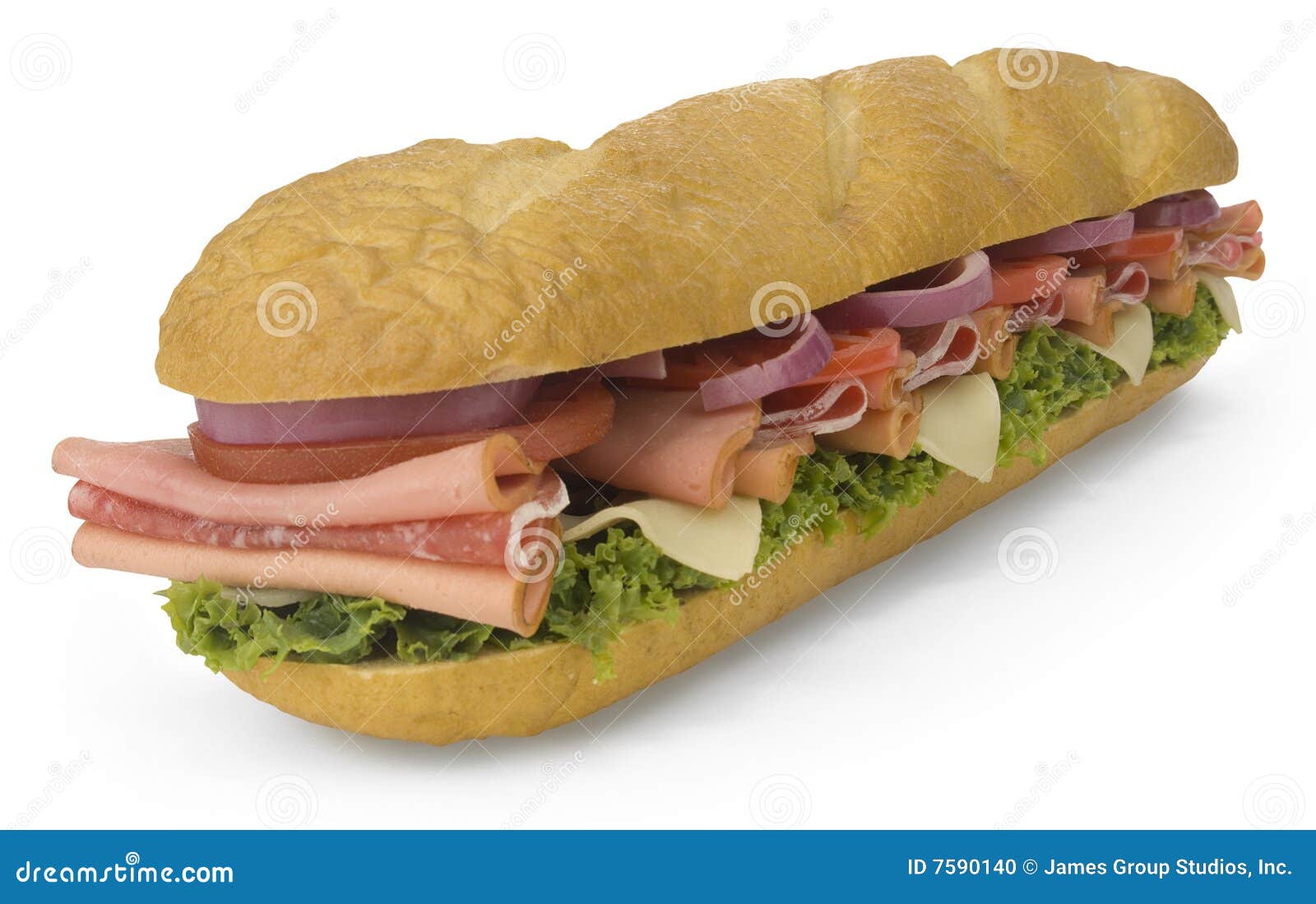Hoagie stock photo. Image of path, isolated, lunch, snack - 7590140
